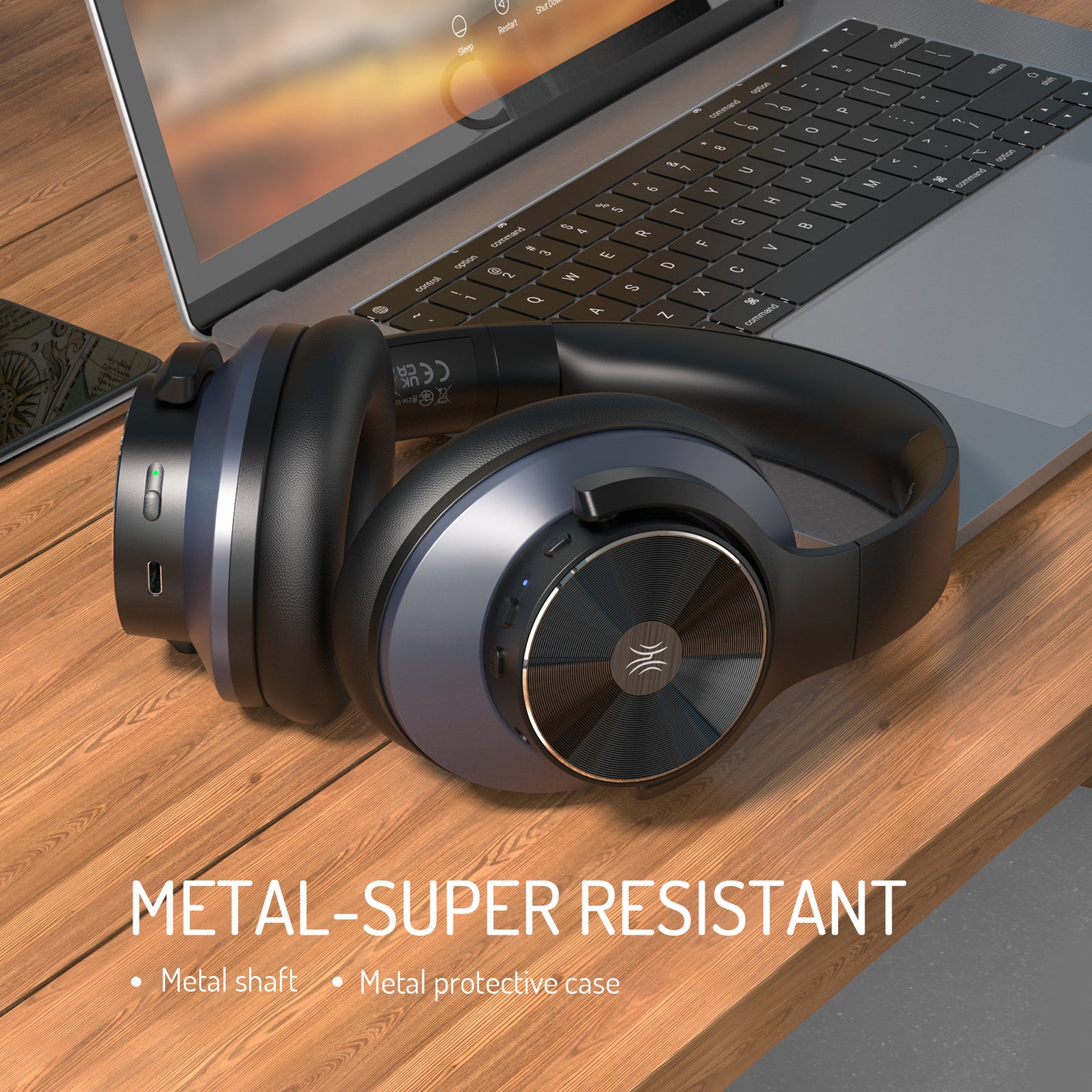 Oneodio A Series - Bluetooth 5.0 Active Noise Cancelling Wireless Head ...